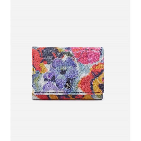 HOBO | Bags | New Hobo Jill Mini Trifold Wallet In Poppy Floral | Poshmark